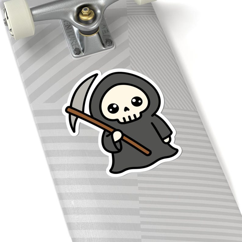 Grim Reaper Sticker - Etsy