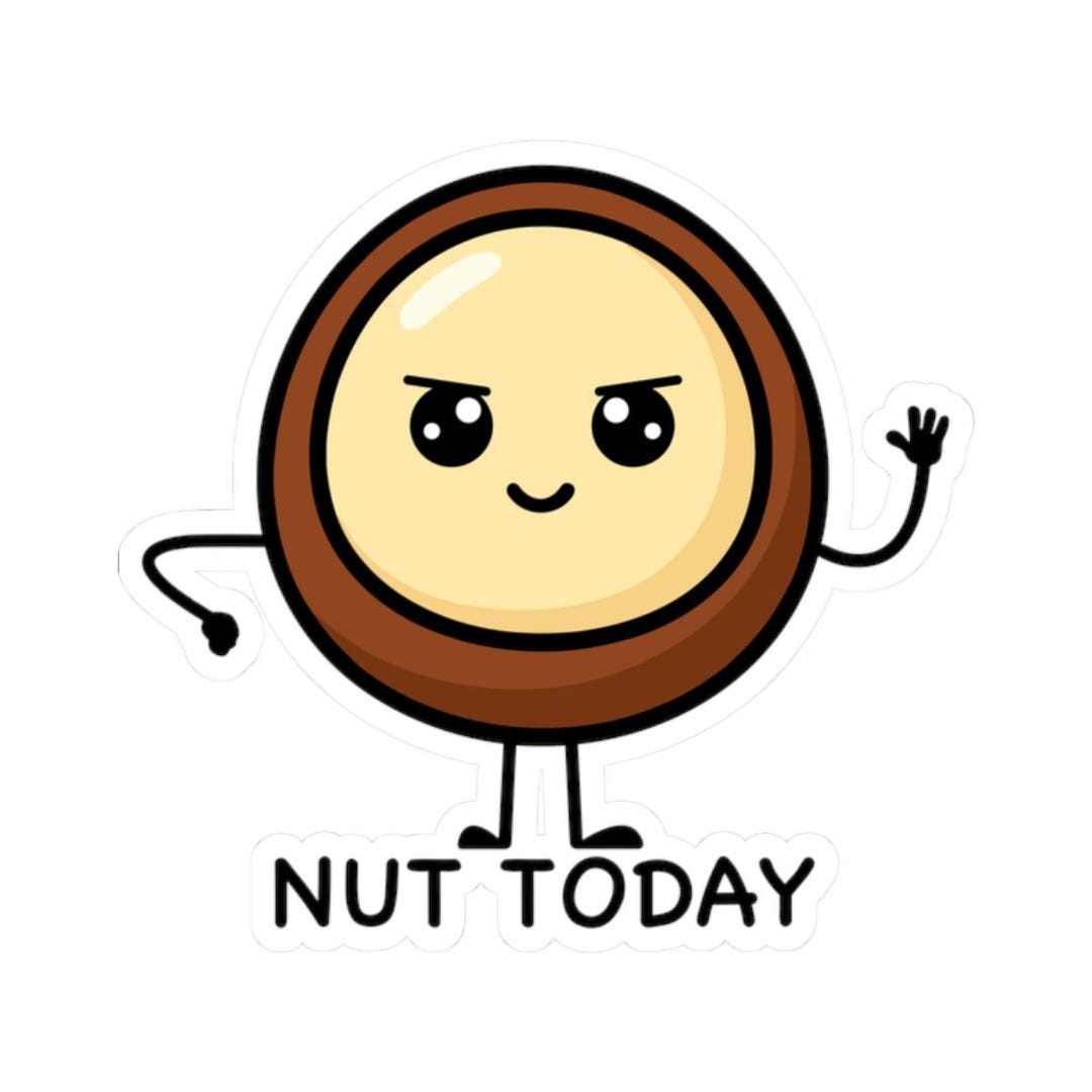 Nut Today Macadamia Nut Sticker - Etsy
