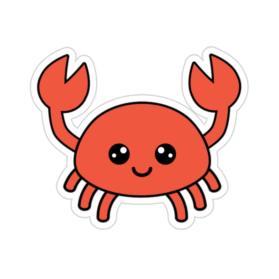 Crab Sticker - Etsy