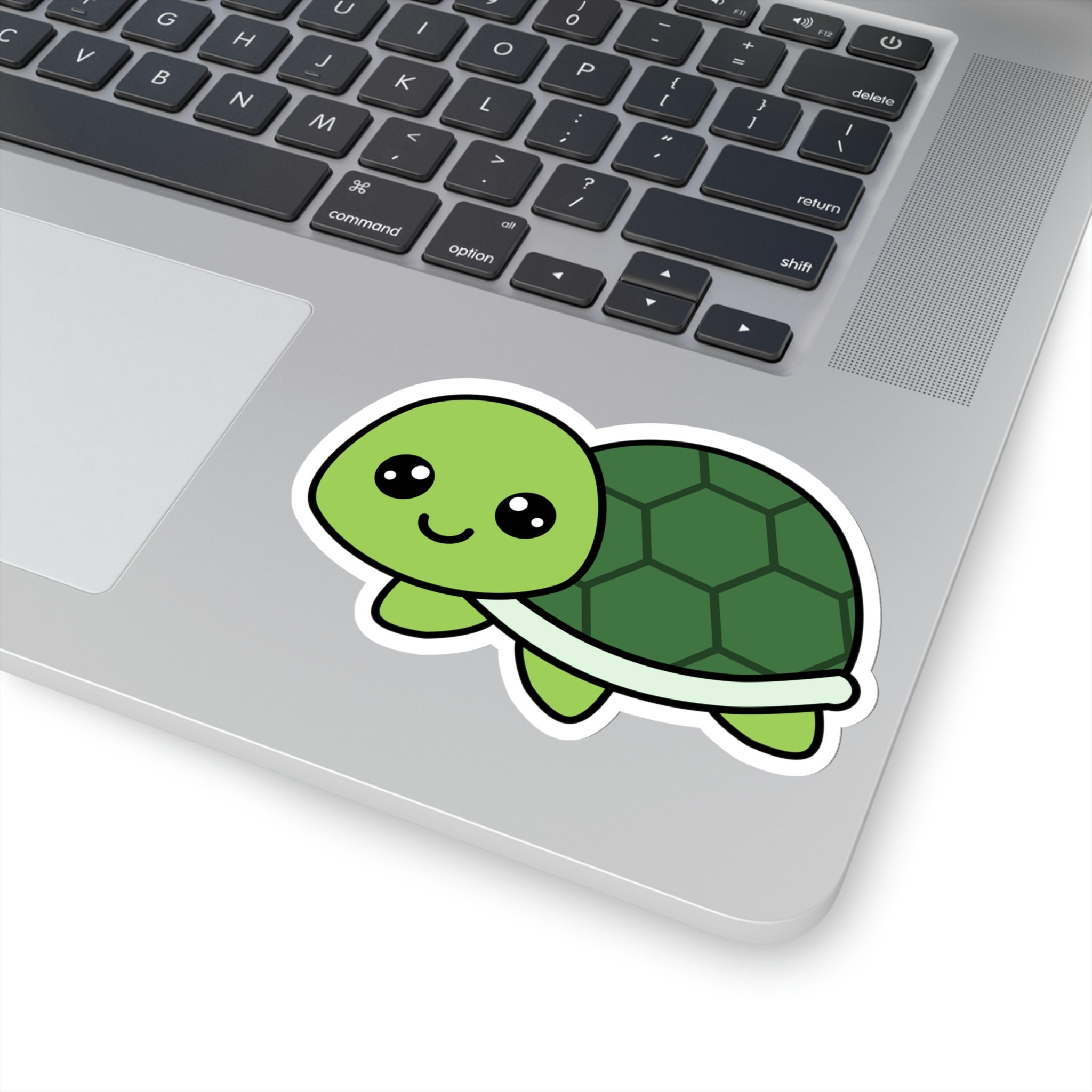 Sea Turtle With Green Shell Sticker - Etsy