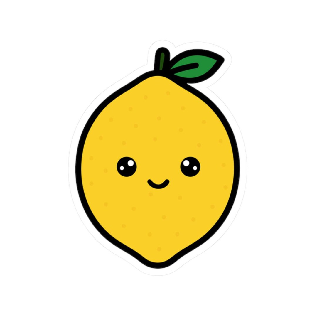 Lemon Sticker - Etsy