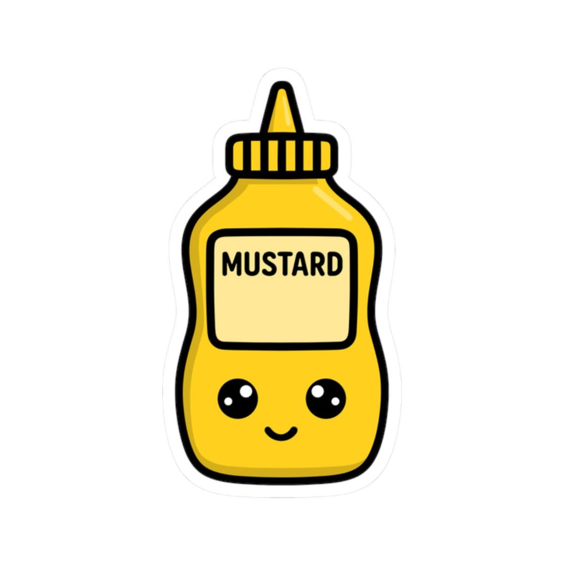 Mustard Sticker - Etsy