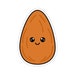 Almond Sticker - Etsy