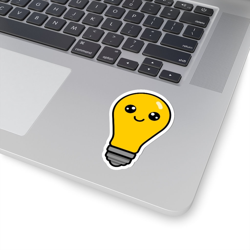 Lightbulb Sticker - Etsy
