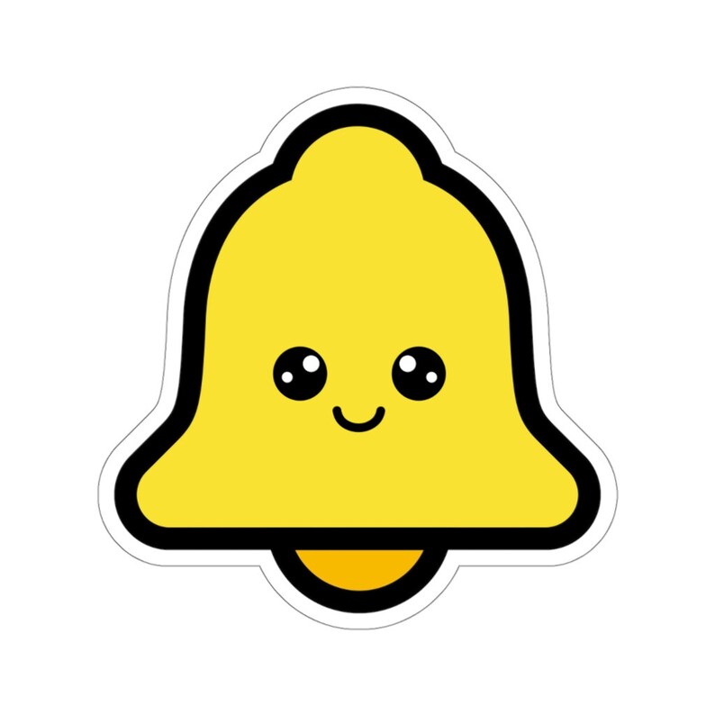 Bell Sticker - Etsy