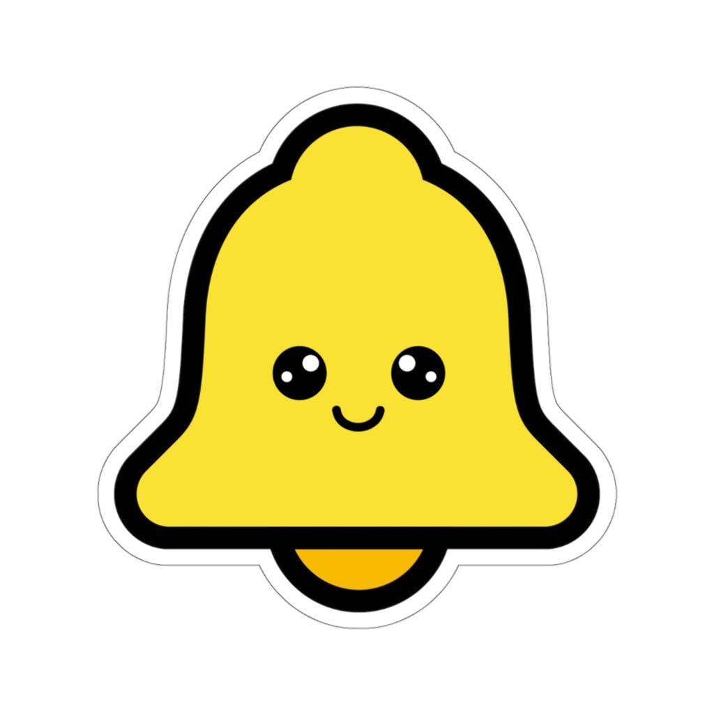 Bell Sticker - Etsy