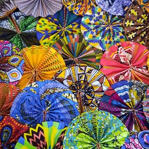 Wholesale African Foldable Hand Fan 100 Pieces Made in Ghana - Etsy