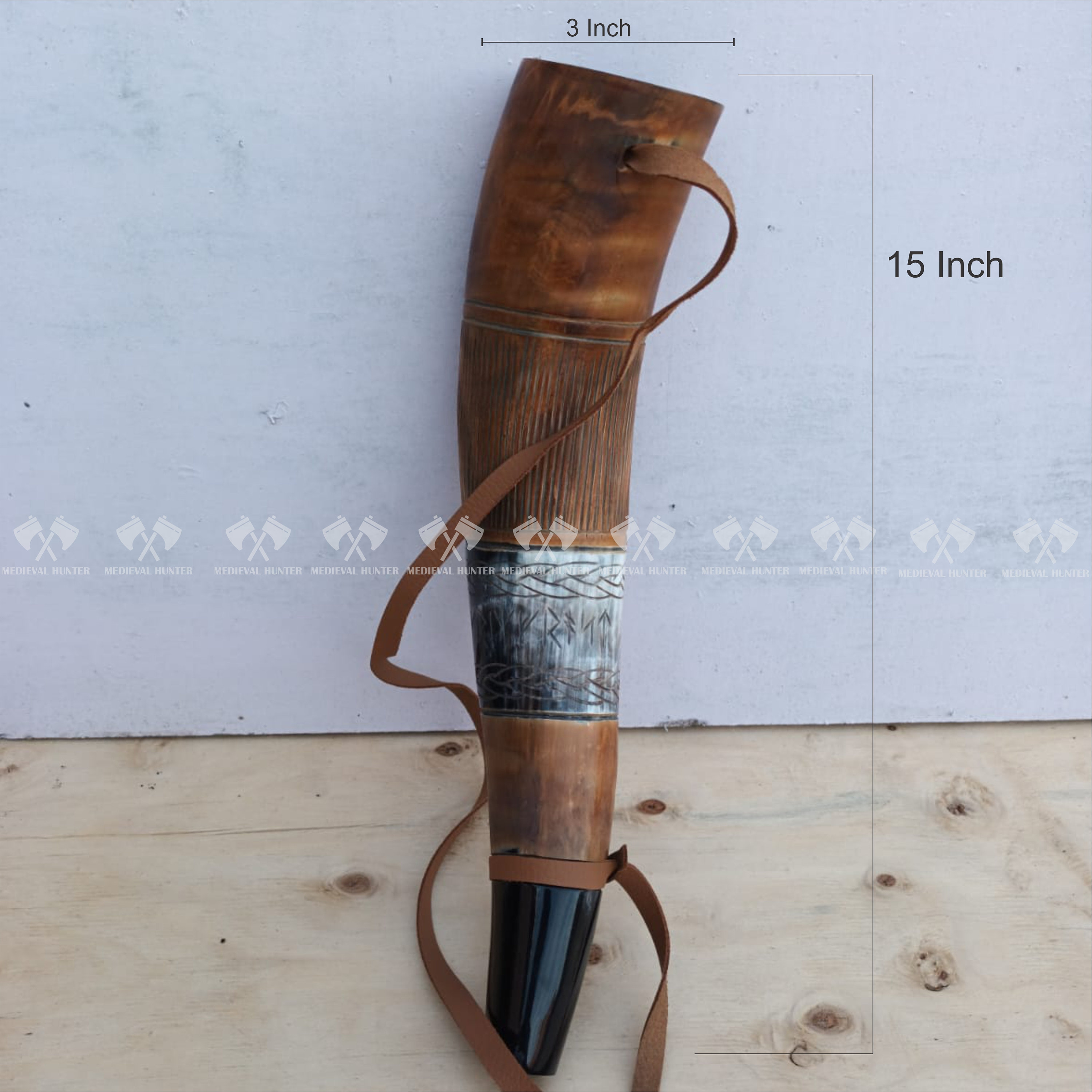 Viking War Horn Medieval Carnyx Ancient Hunting Tool & Norse Musical ...
