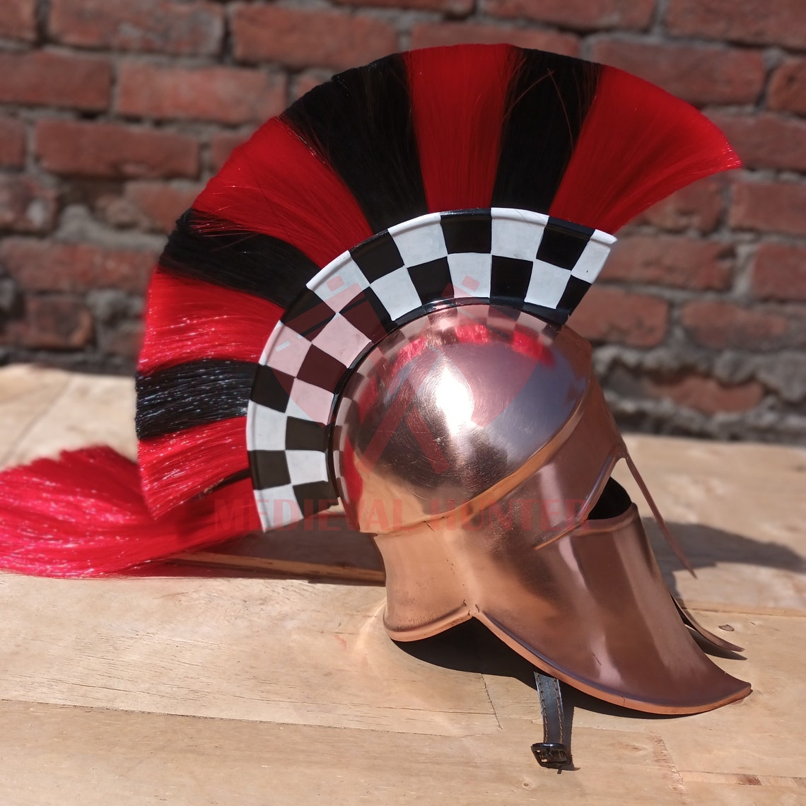 Medieval Wearable Greek Corinthian Copper Helmet - Knights Helmet for ...