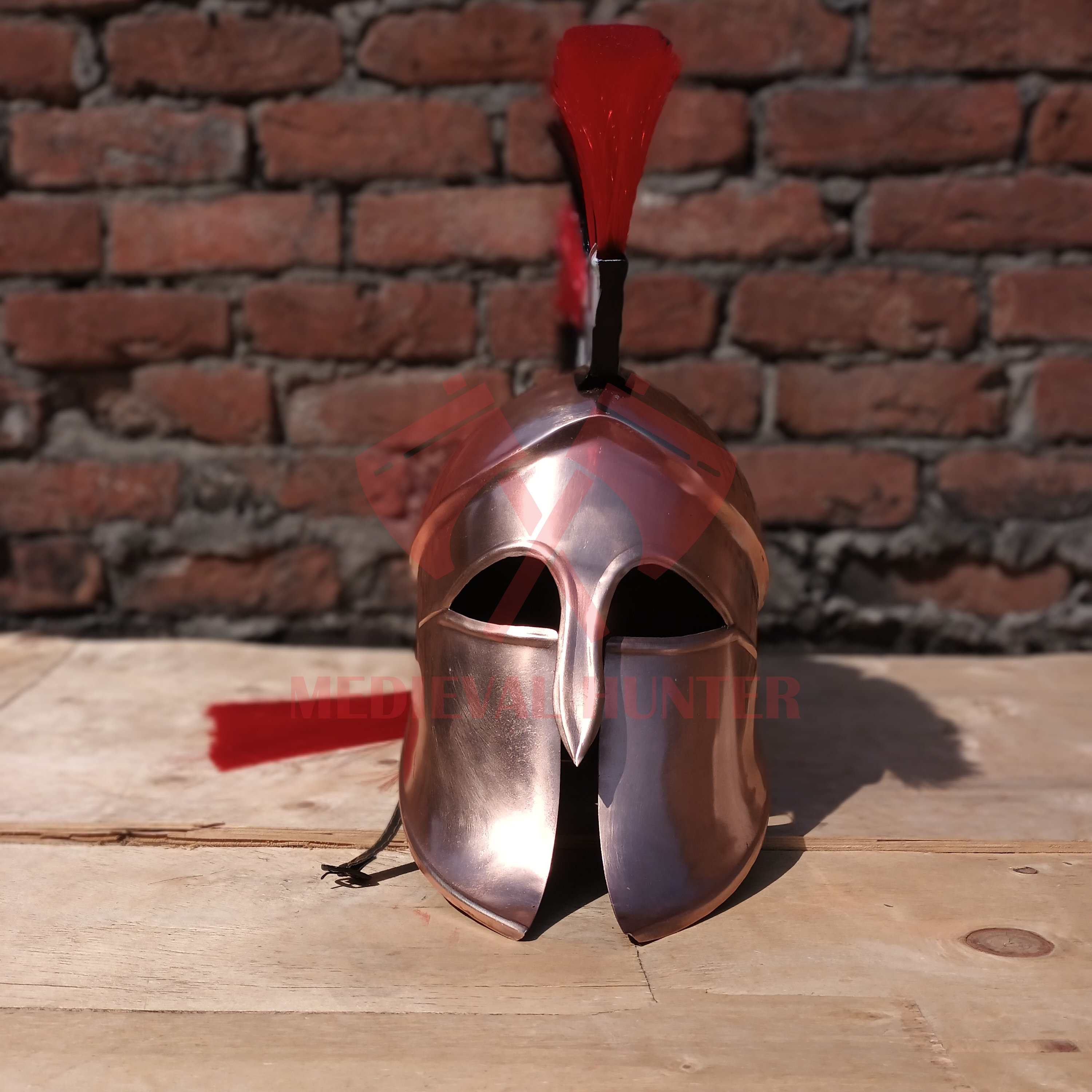 Medieval Wearable Greek Corinthian Copper Helmet - Knights Helmet for ...