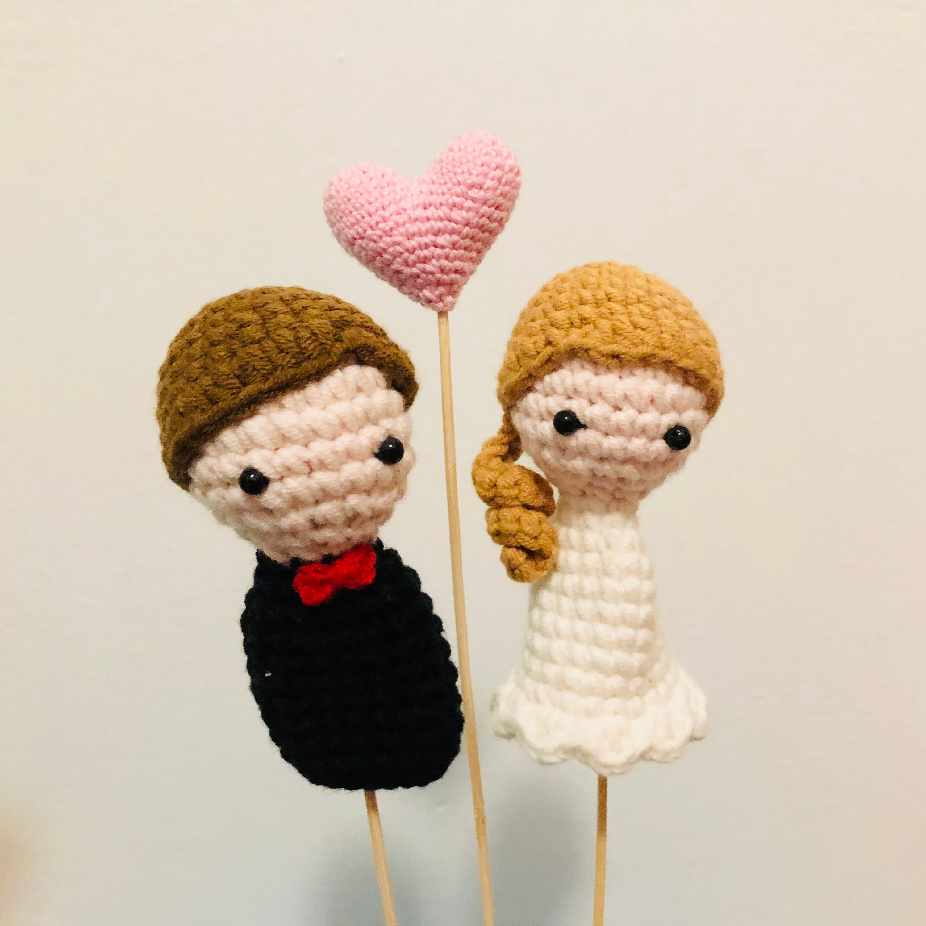 Wedding Cake Topper Crochet Cake Topper Handmade Cake Topper - Etsy