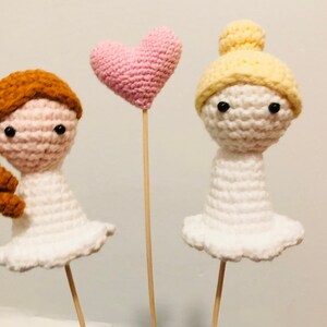 Wedding Cake Topper, Crochet Cake Topper, Handmade Cake Topper - Etsy