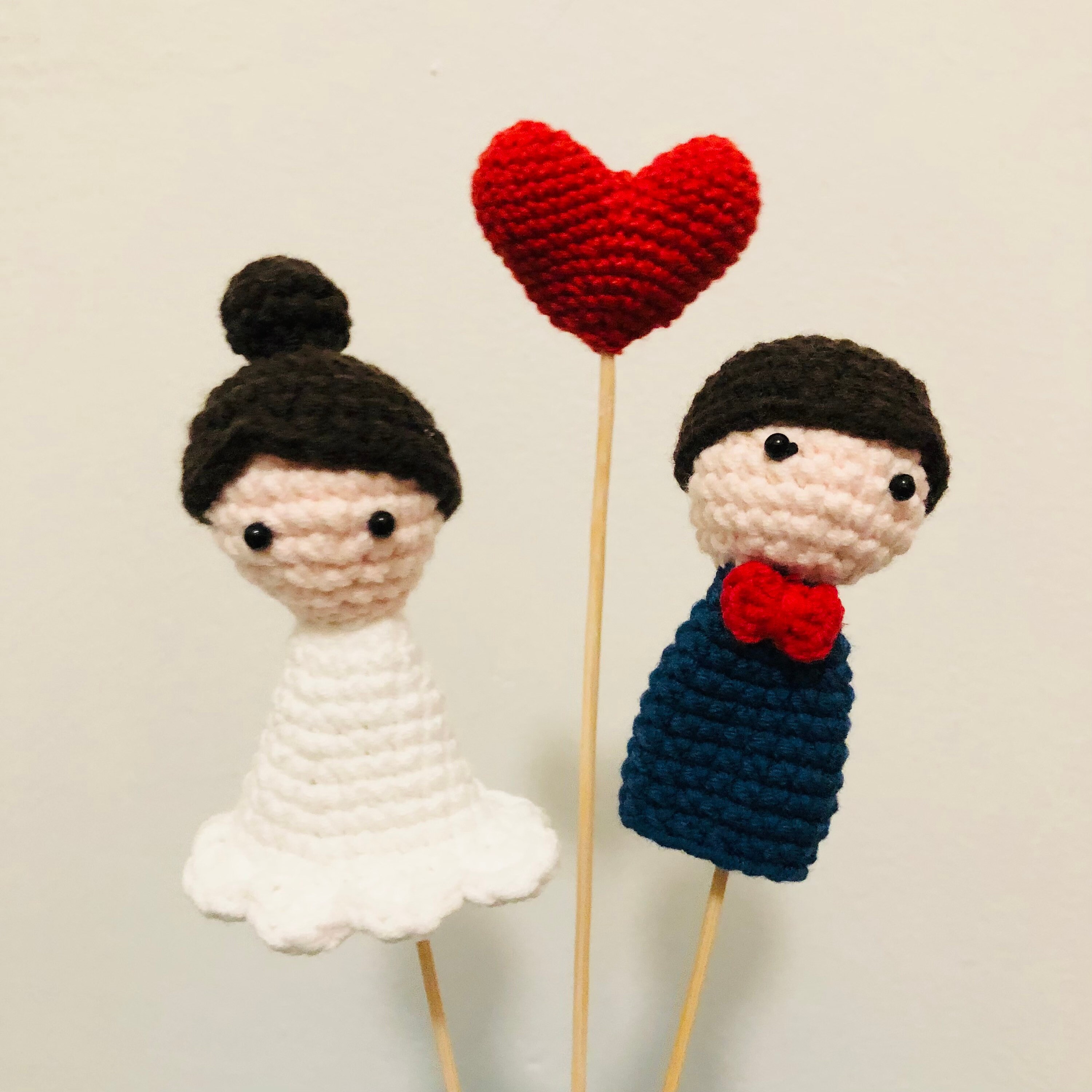 Wedding Cake Topper Crochet Cake Topper Handmade Cake Topper - Etsy