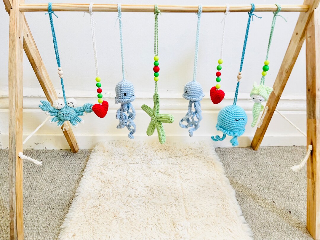 IN THE OCEAN Baby Gym Center, Mermaid Baby Gym Center, Sea Creature ...