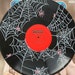 Painted Halloween Spiders & Spider Webs Vinyl Record | Halloween Decor ...