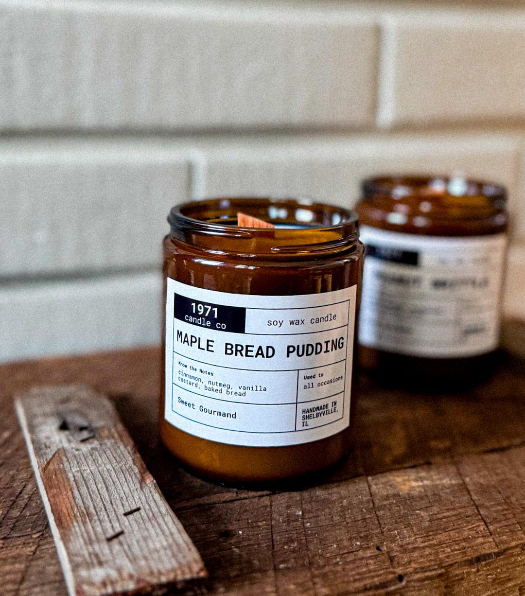 Maple Bread Pudding Wood Wick Candle or Wax Melts - Etsy