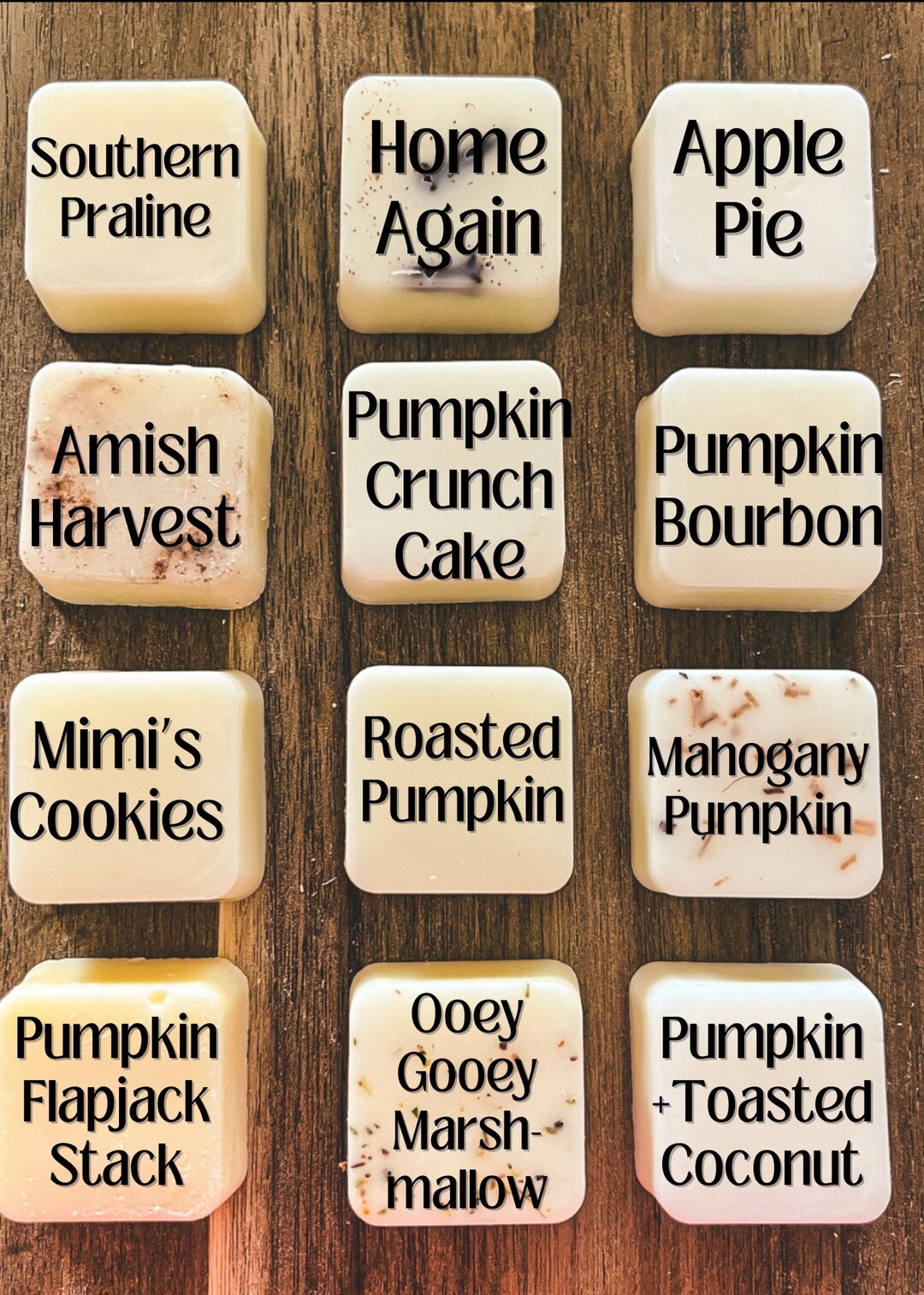 Fall Wax Melt Sampler Pack Set of 12 - Etsy