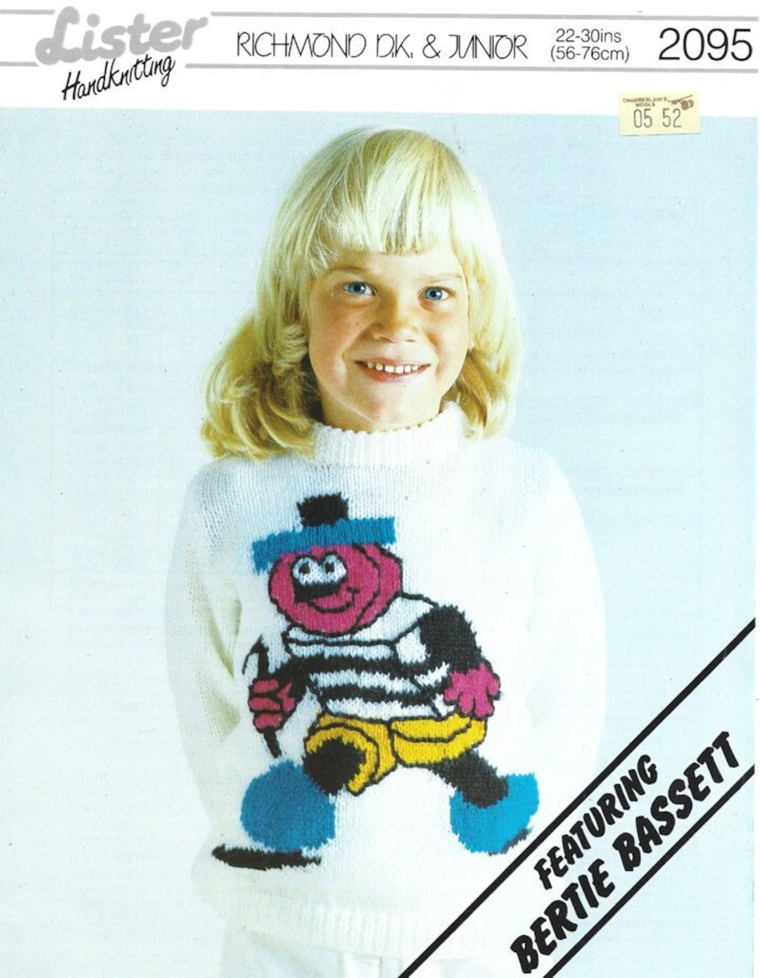 085 | Bertie Bassett Sweets Novelty Vintage Knitted Kids Sweater ...