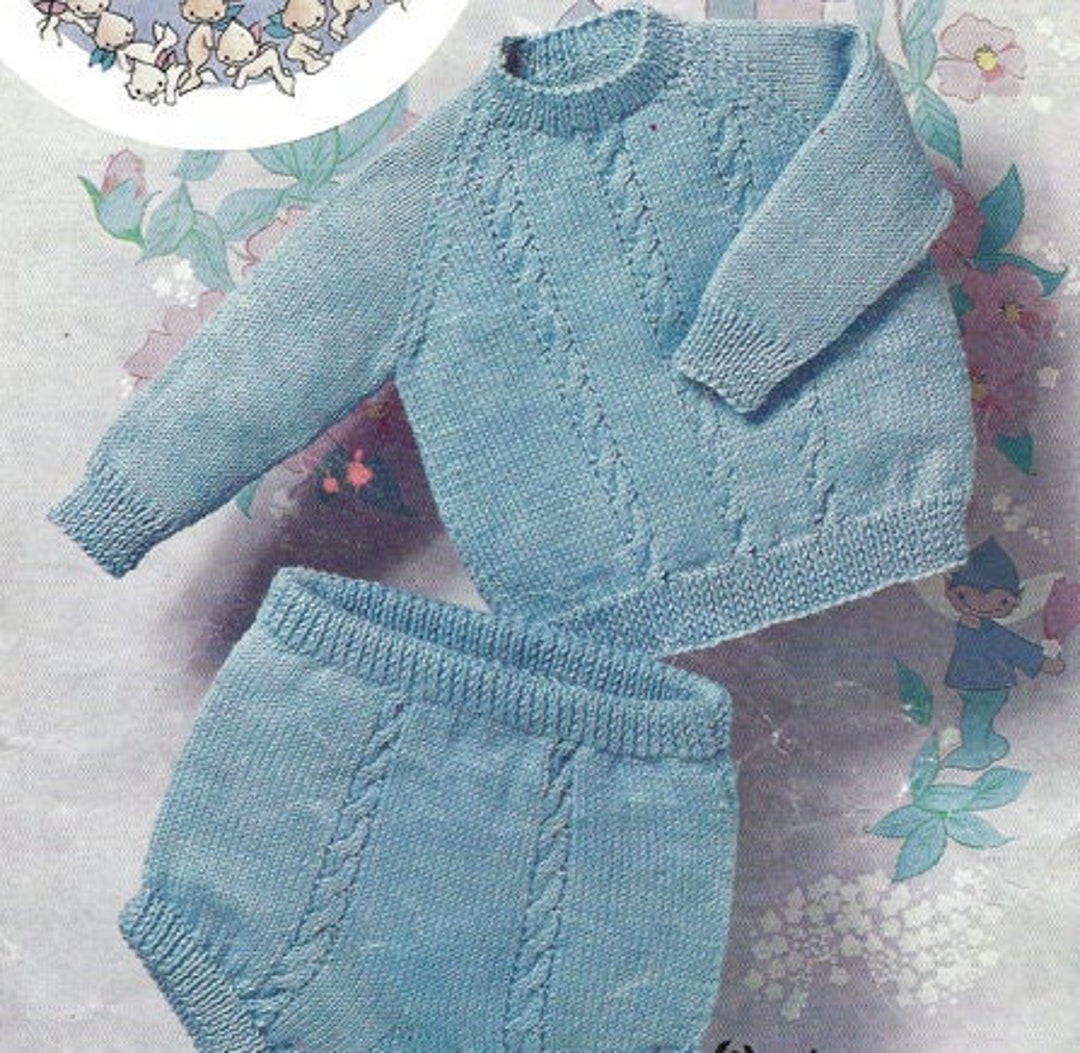 011 Peter Pan Baby Suit Pattern Sweater Top & Bottoms Shorts | Wendy ...