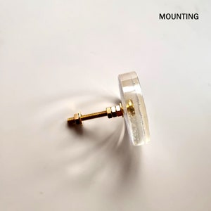 Square Honey Knobs With Dried Grass Transparent Handles Fit - Etsy