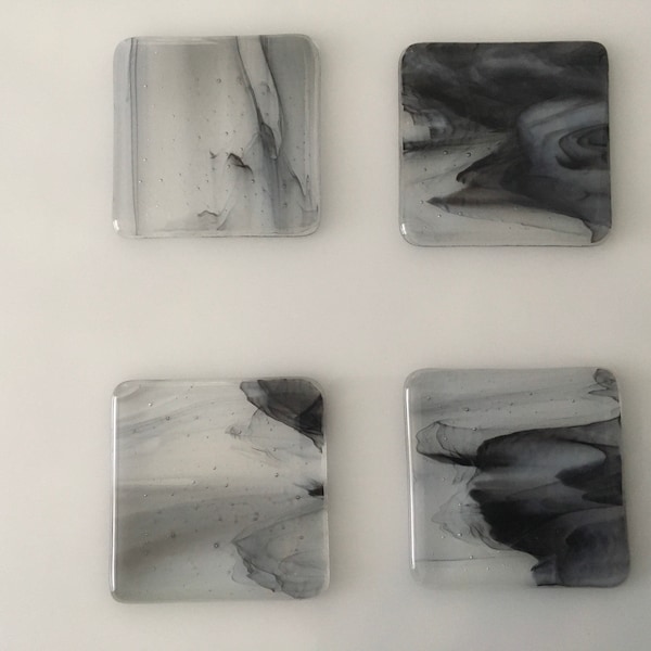 Fused Glass Coasters - Etsy