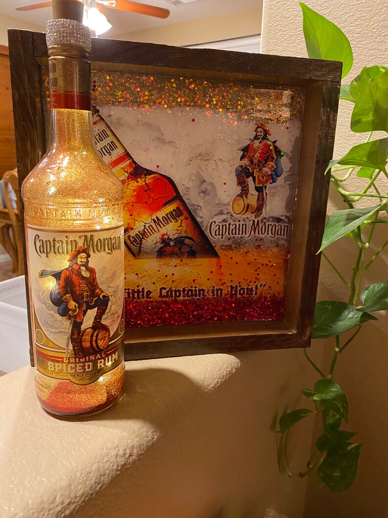 Captain Morgan Hanging Box Wall Decor - Etsy UK