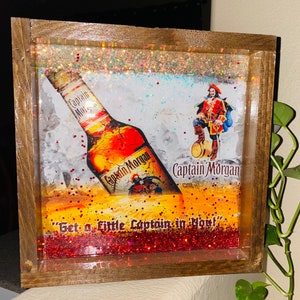 Captain Morgan Hanging Box Wall Decor - Etsy UK
