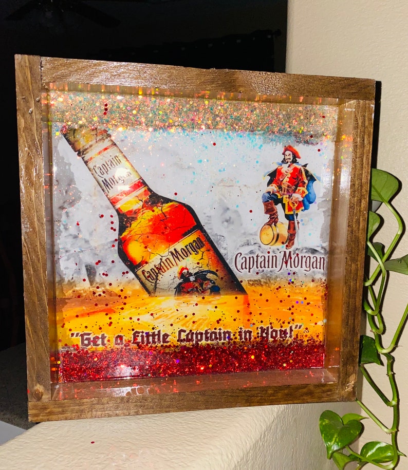 Captain Morgan Hanging Box Wall Decor - Etsy UK