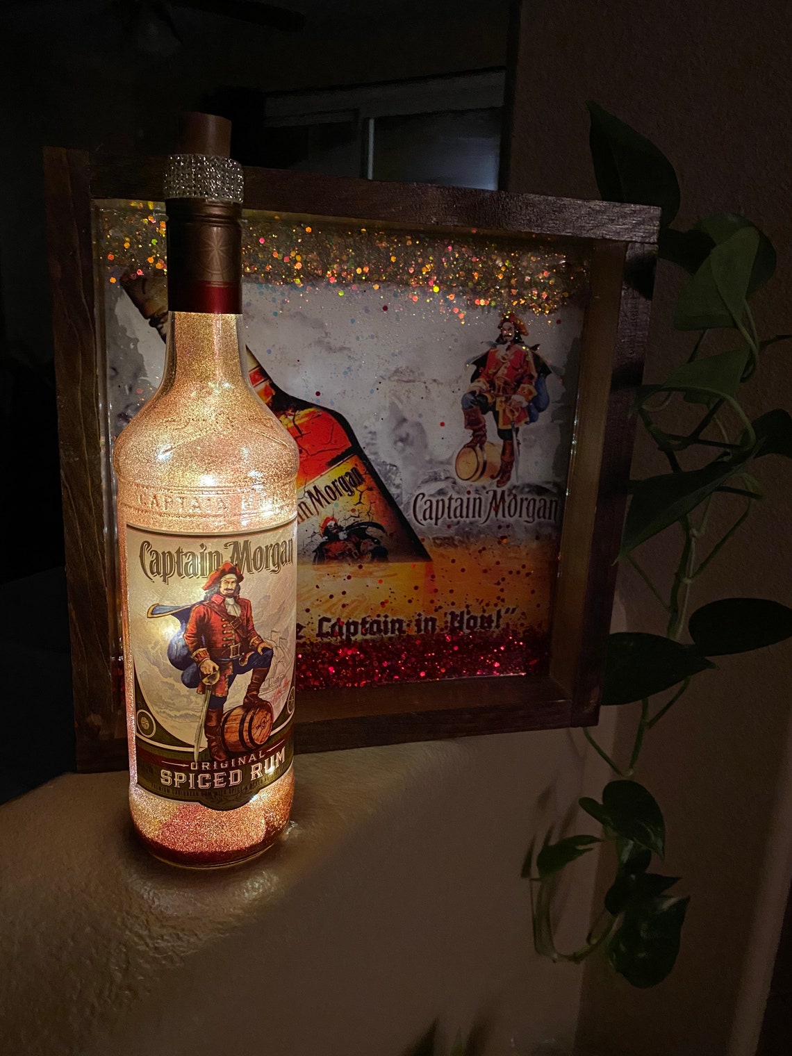 Captain Morgan Hanging Box Wall Decor - Etsy UK