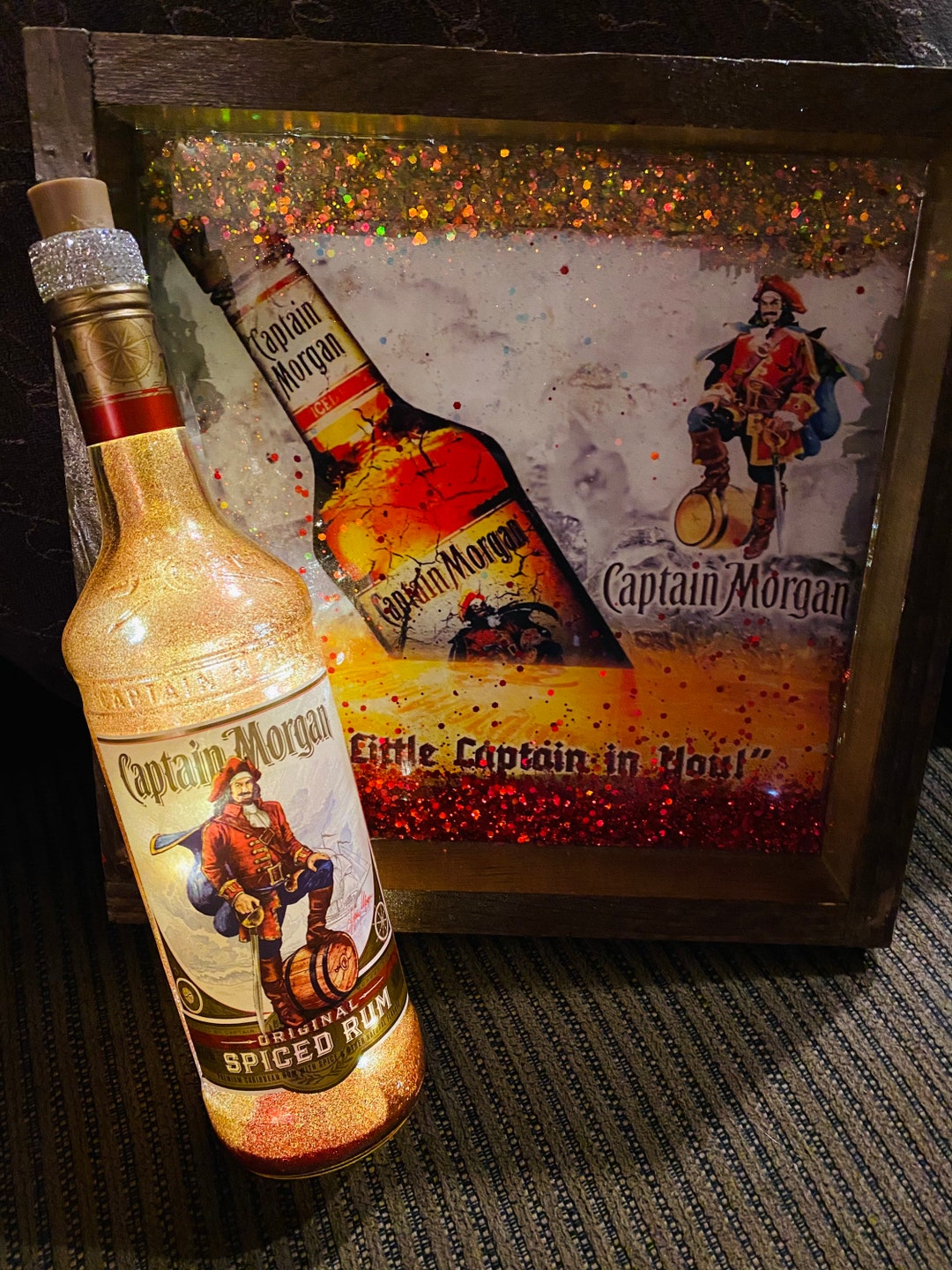 Captain Morgan Hanging Box Wall Decor - Etsy UK