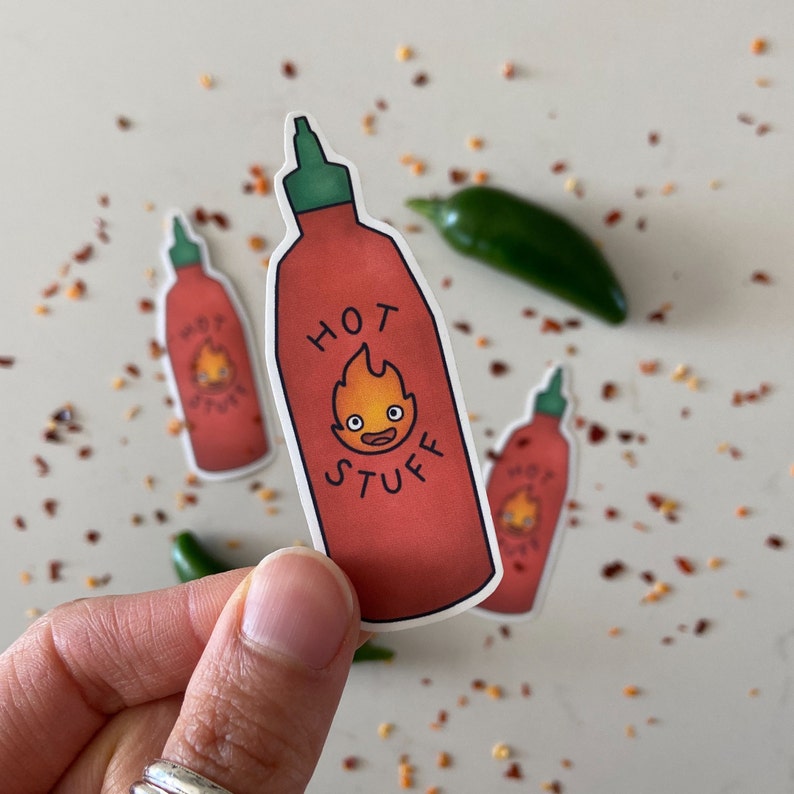 Hot Stuff Sticker, Cute Stickers, Trendy Stickers, Laptop Decal, Water ...