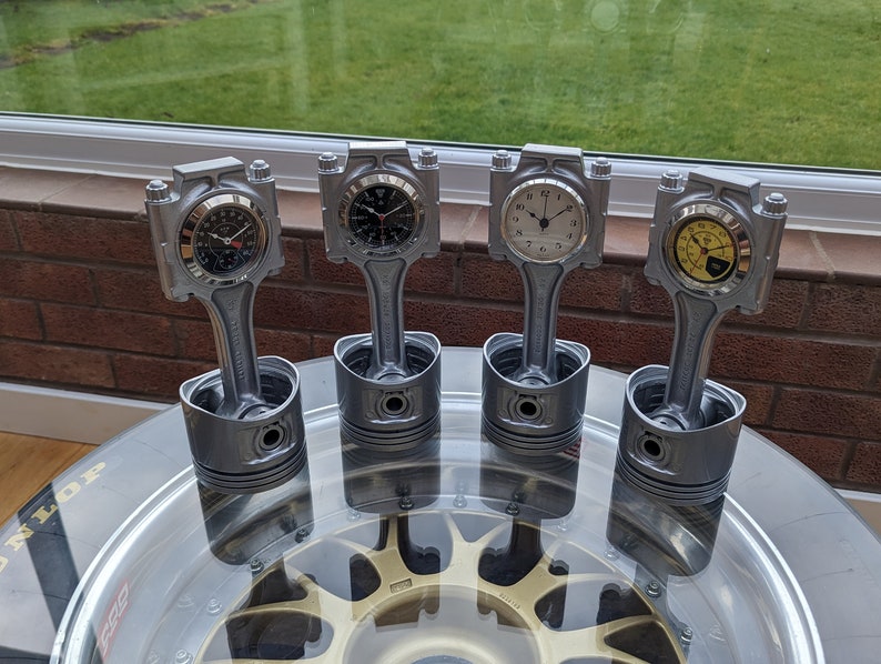 Jaguar V12 Piston Clock - Etsy