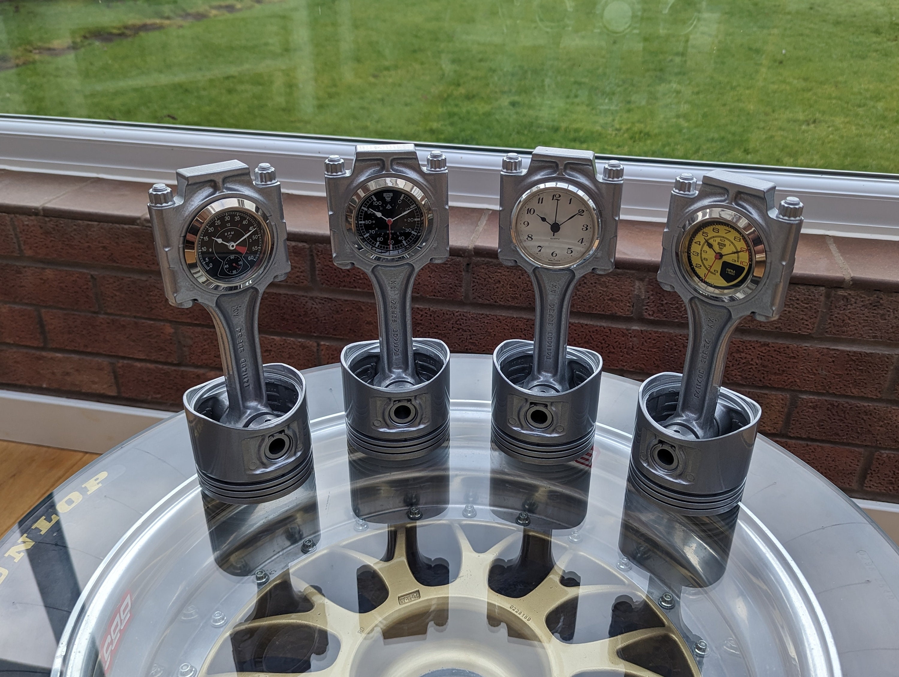 Jaguar V12 Piston Clock - Etsy