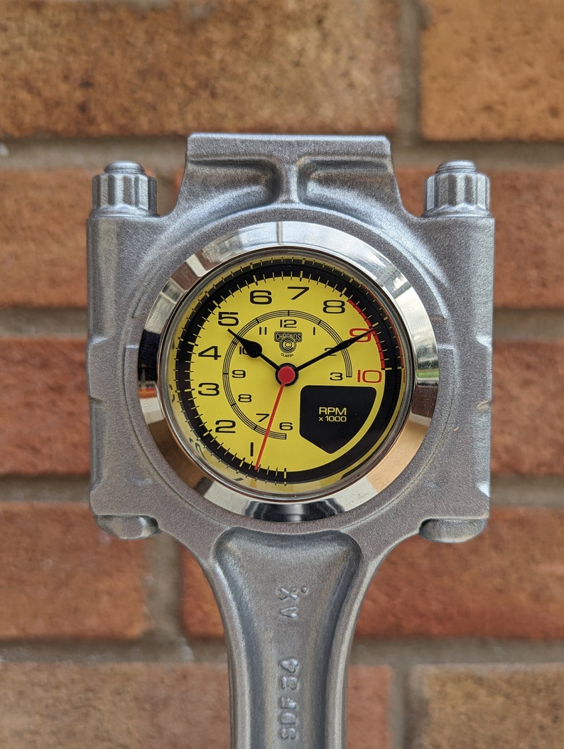 Jaguar V12 Piston Clock - Etsy