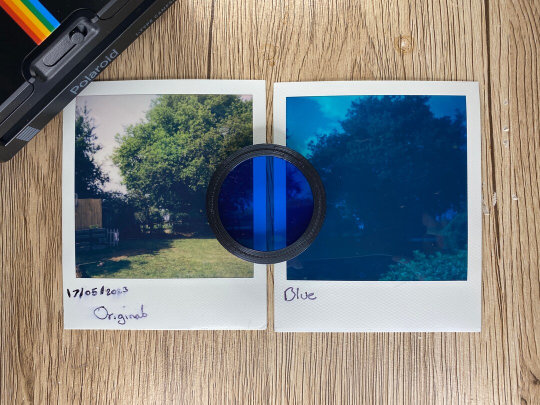 Polaroid One Step 2 / Plus Blue Lens Filter Camera Accessory - Etsy