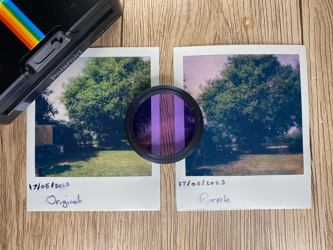 Polaroid One Step 2 / Plus Purple Lens Filter Camera Accessory - Etsy