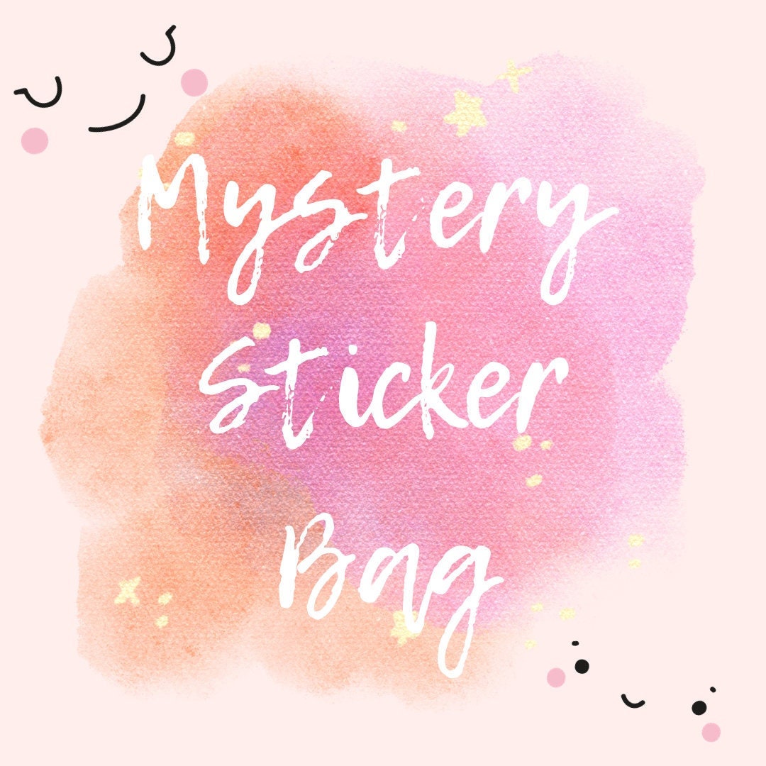 Surprise Sticker Bag - Mystery Pack - Adhesive Vinyl - Etsy
