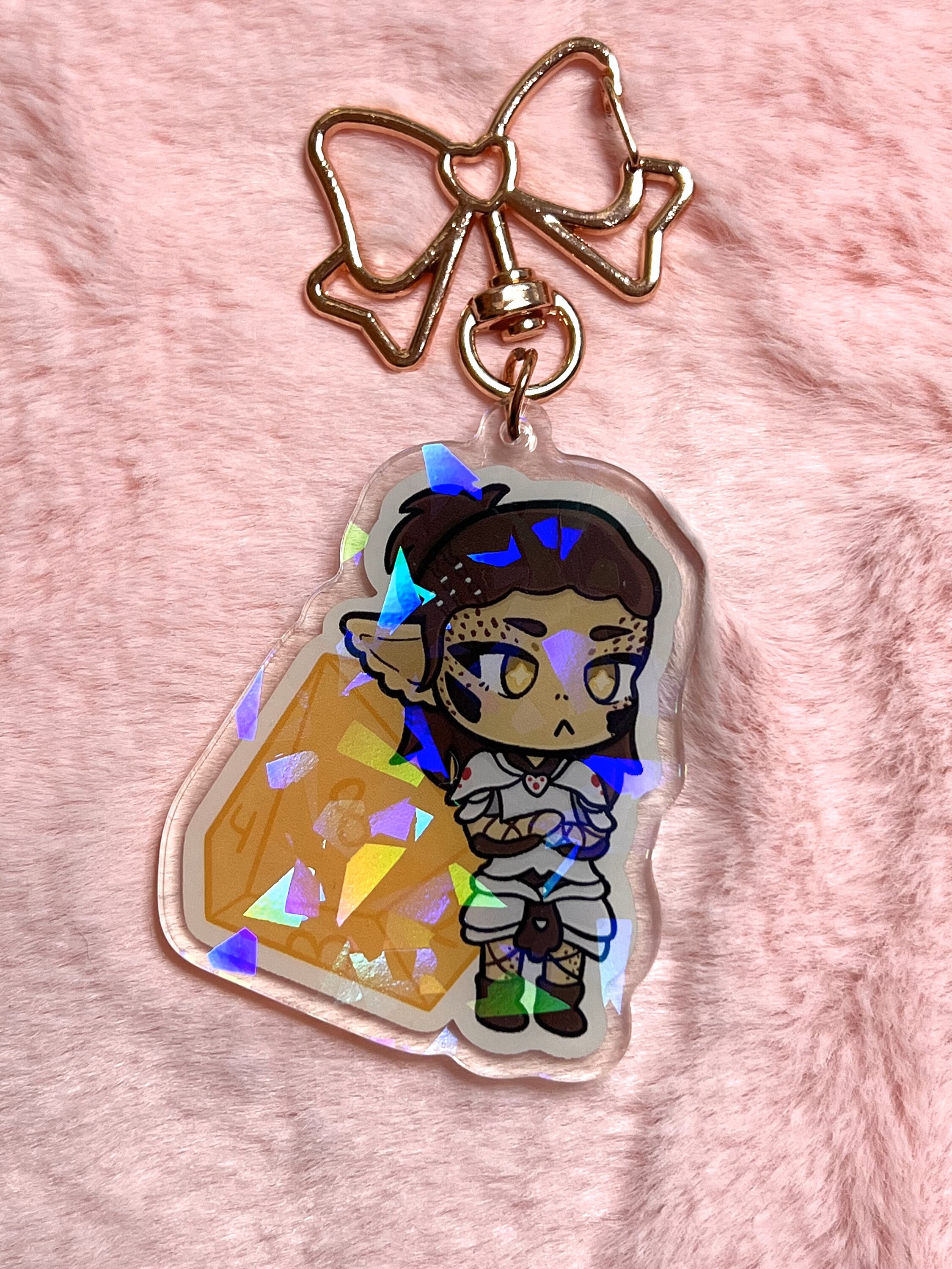 Baldur's Gate 3 Keychains With Holographic Effect Astarion, Shadowheart ...