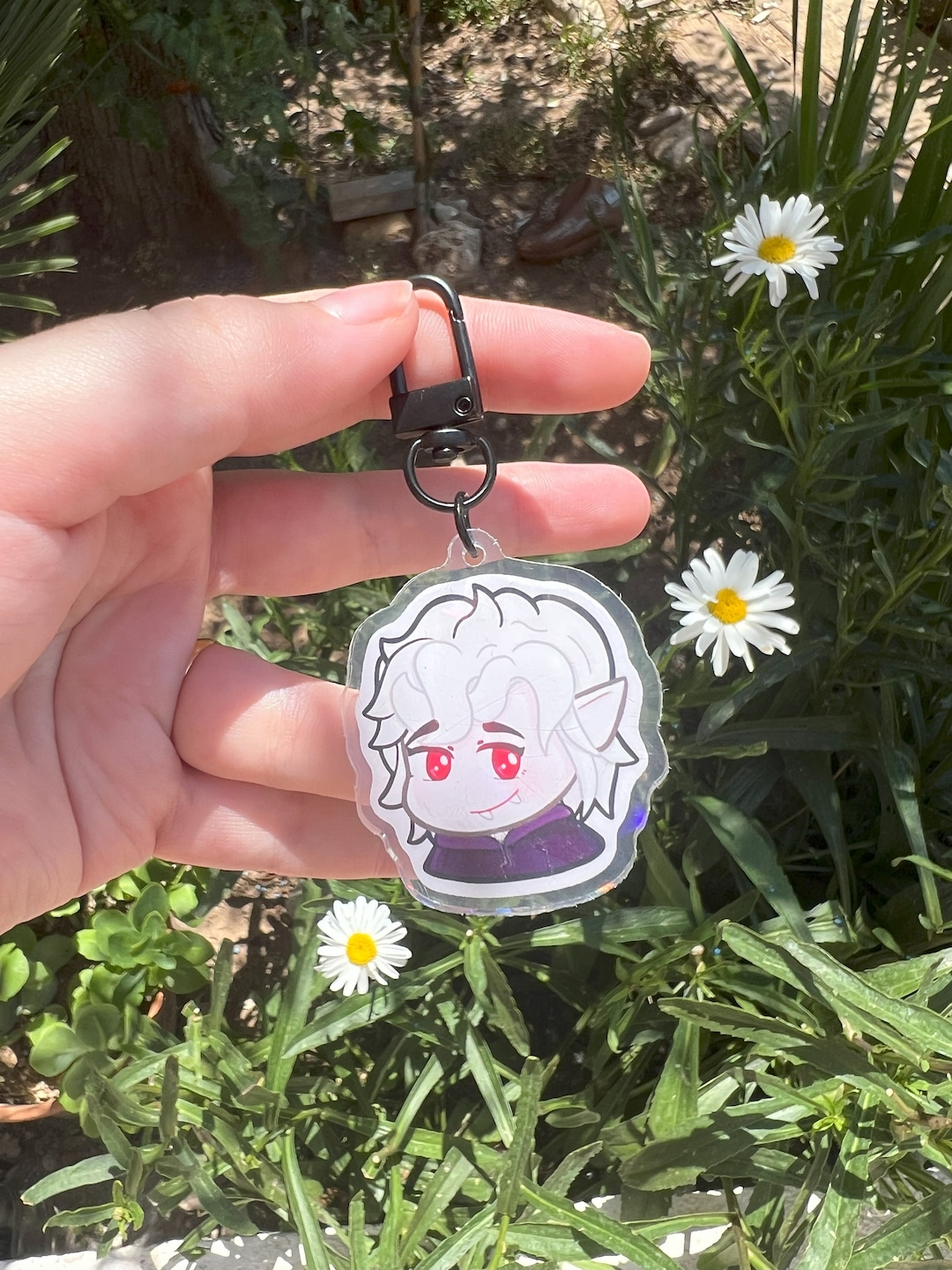 Astarion Keychain From Baldur's Gate 3 (BG3) With Holographic Broken ...