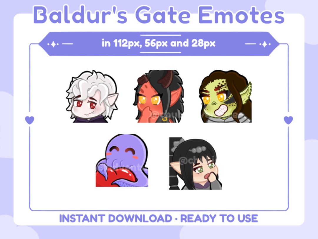 BG3 Emotes | Shadowheart | Astarion | Karlach | Lae'zel | Mindflayer ...
