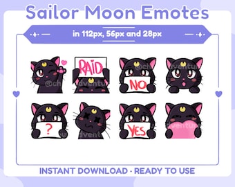 Cute Racoon Emotes for Streaming Twitch Discord Youtube - Etsy