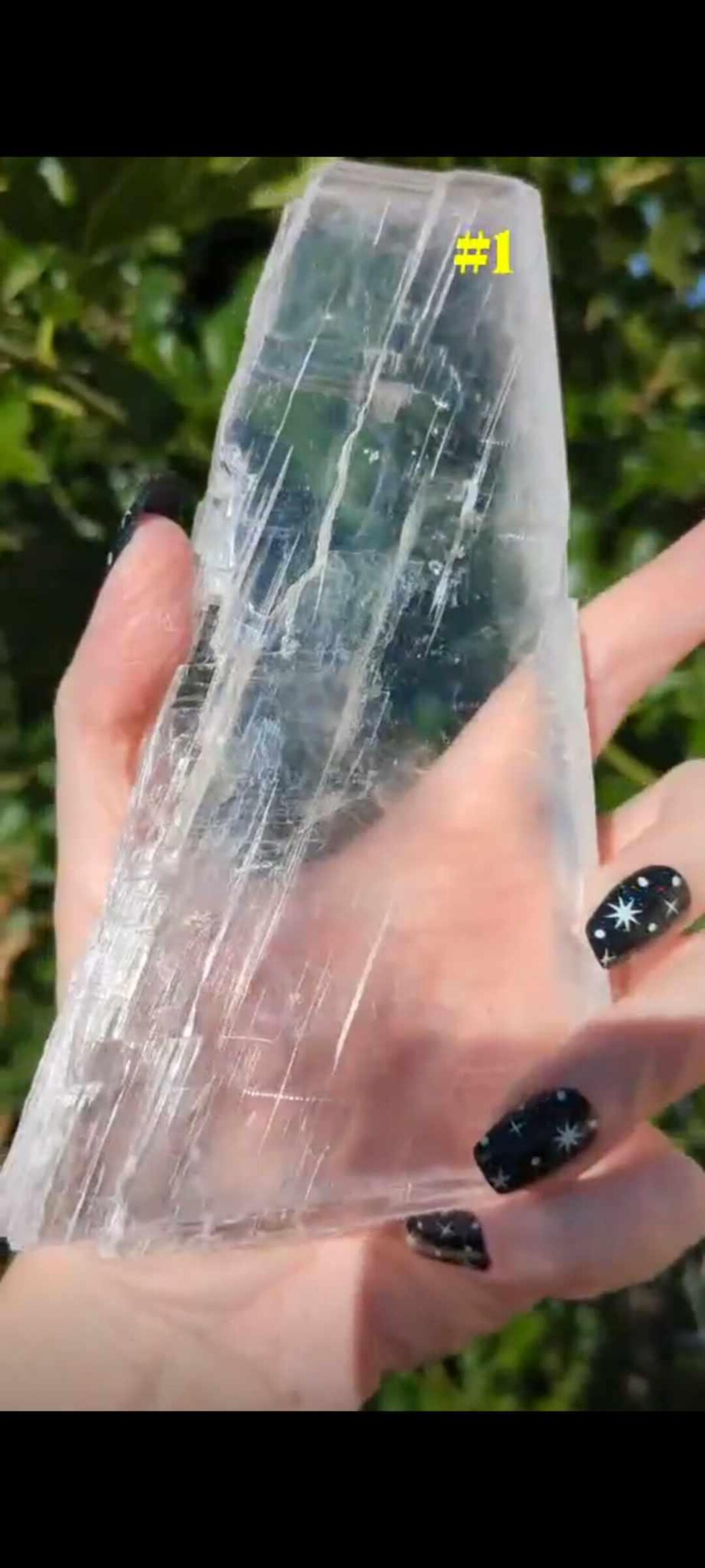 Natural Transparent Clear Selenite - Etsy