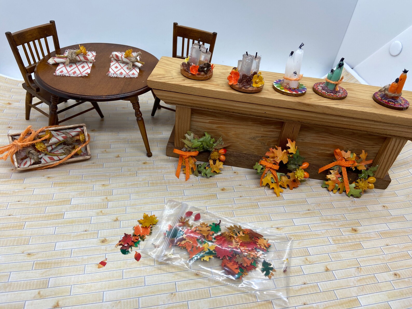 Dollhouse Miniature Fall Decor 2 - Etsy