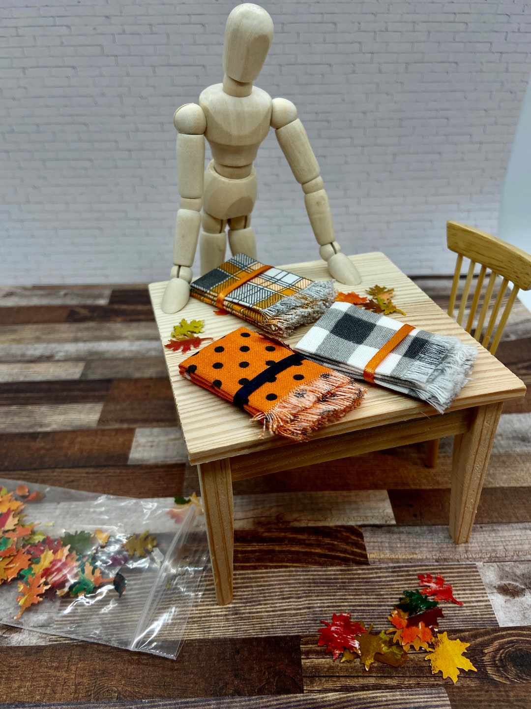 Dollhouse Miniature Fall Decor 2 - Etsy