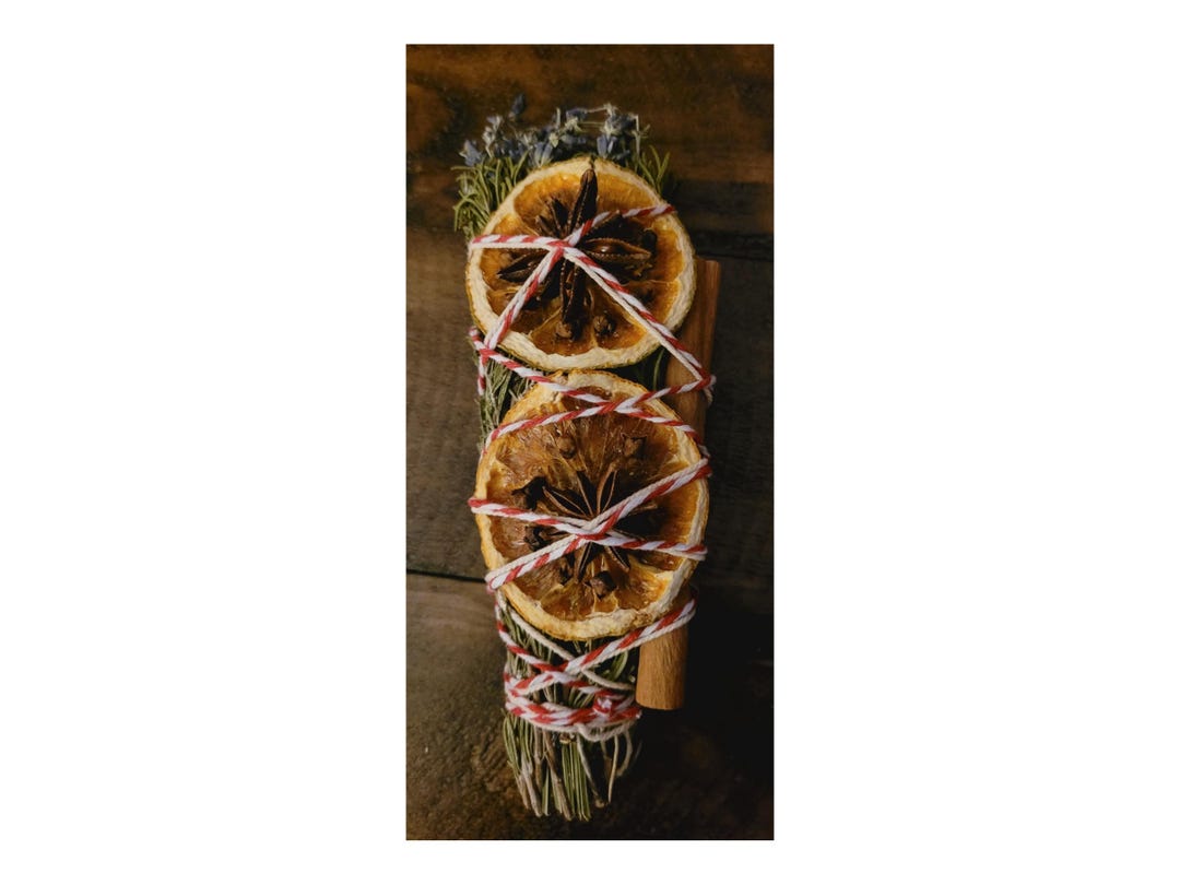 Yule Winter Solstice Smoke Cleansing Smudge Stick Bundle - Etsy