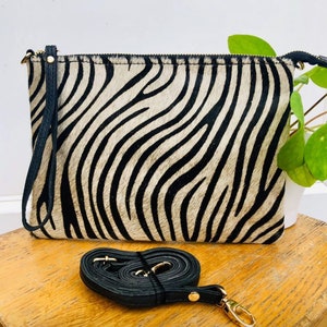 Zebra Clutch - Etsy
