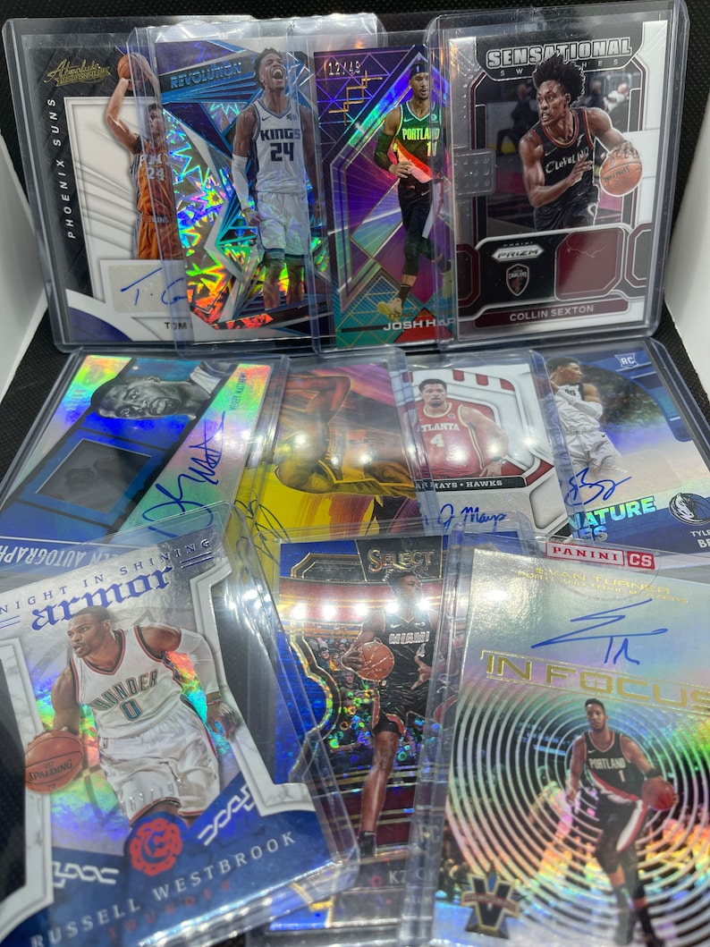 NBA Blaster Box - 1 GRADED CARD, 2 Packs, 1 Hit (patch, Auto, or ...