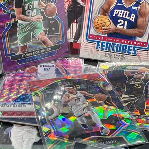 Mega NBA Basketball Card Box 1 GRADED CARD, 4 Packs, 1 Hit (relic ...