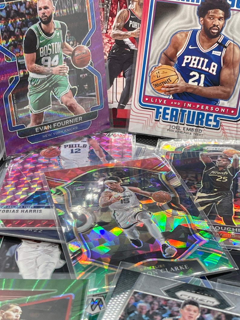 Mega NBA Basketball Card Box 1 GRADED CARD, 4 Packs, 1 Hit (relic, Patch, Jersey, Auto, or ...