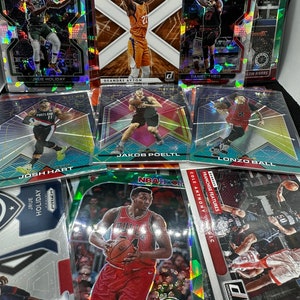 The HOBBY BOX NBA Basketball - 5 Packs, 2 Graded Cards, 4 Hits (1 ...